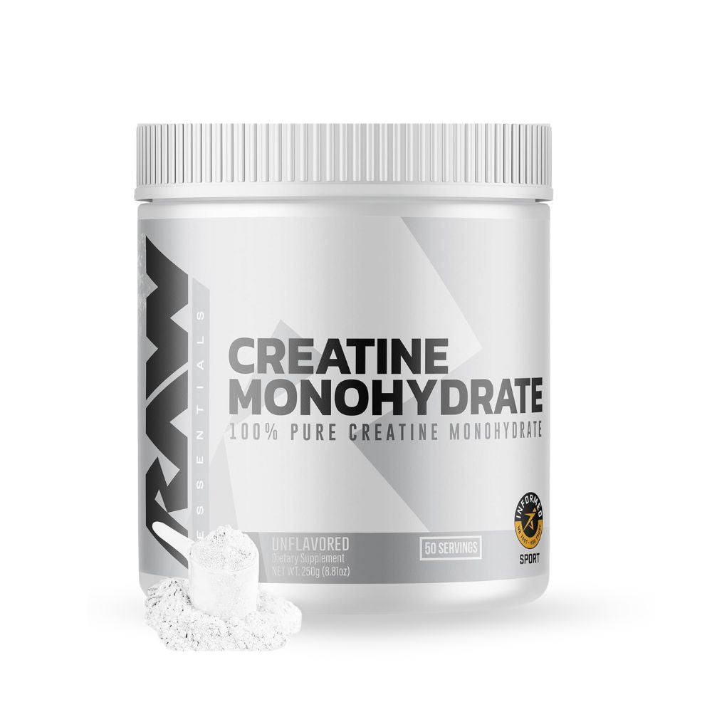 CREATINE MONOHYDRATE RAW 50SERVS– Suplementos vikingo SV