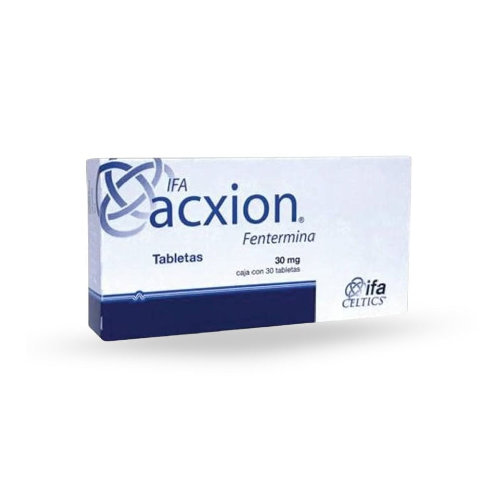 IFA ACXION FENTERMINA 30MG 30 TABLETAS IFA CELTICS– Suplementos vikingo SV